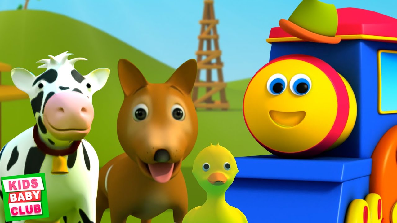 Bob the Train Went to the Farm Song + More Baby Songs & Kids Videos ...