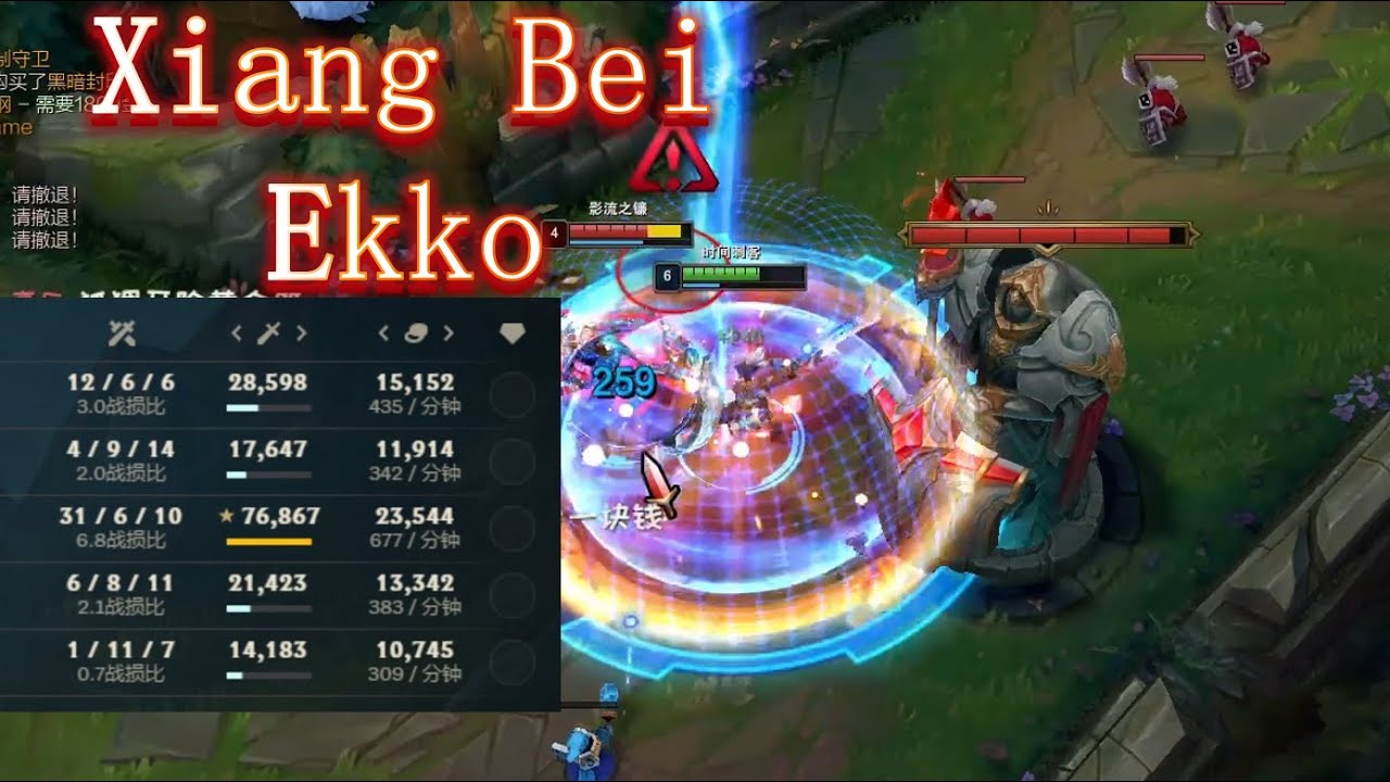 XiangBei Ekko：I've NEVER Seen Any Ekko Mains Like This Guy...He is so ...