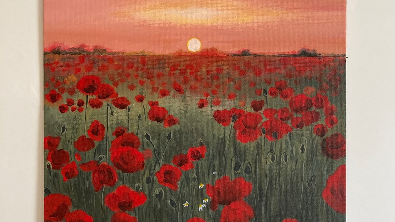 Poppy Fields Painting