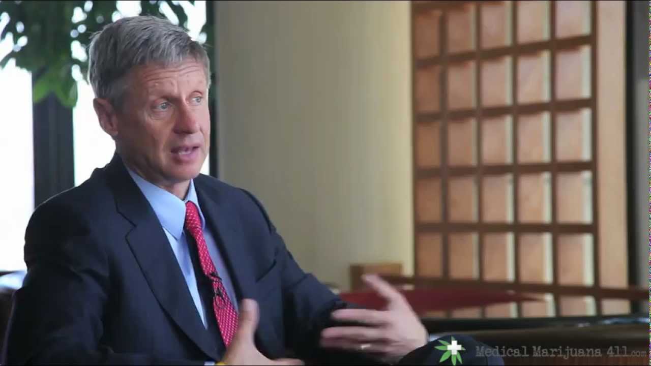Presidential Candidate Gary Johnson on Medical Marijuana and Drug ...