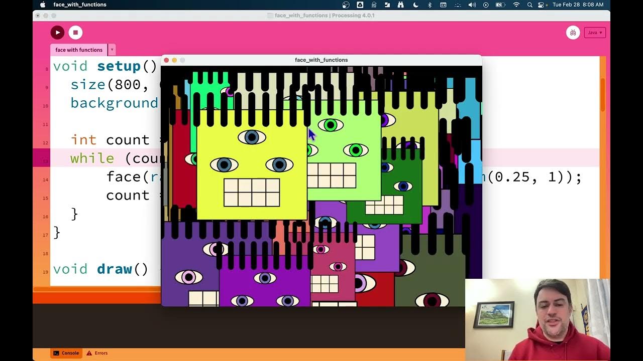 Processing - While Loops - YouTube