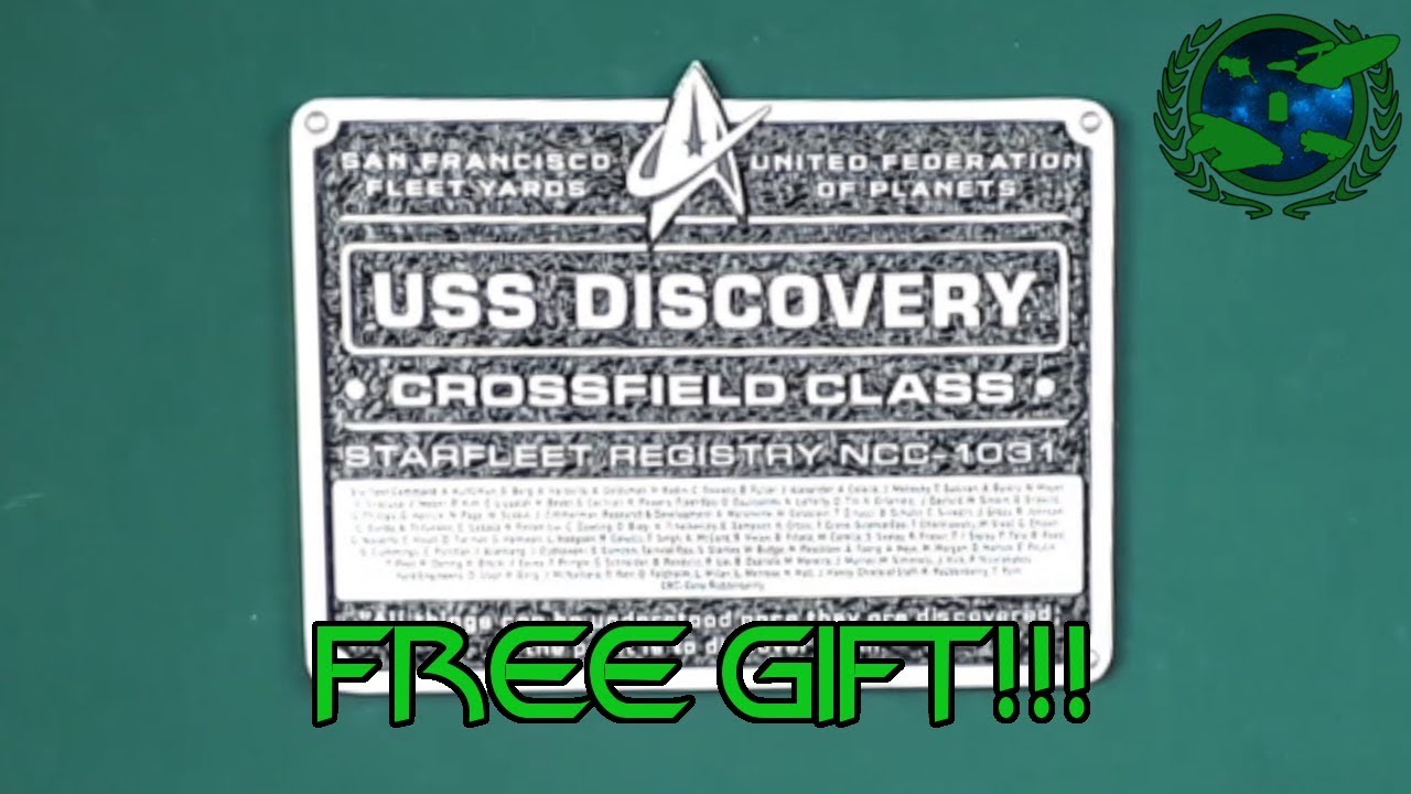 USS Discovery Dedication Plaque - Star Trek: Discovery The Official ...