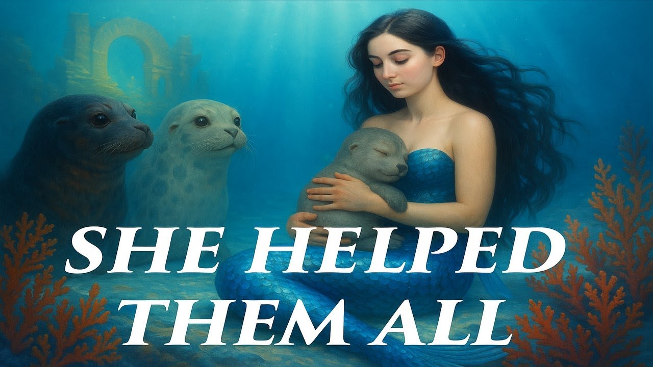 She Helped a baby Whale, a Seal, and a Turtle Emotional Mermaid Rescue ...