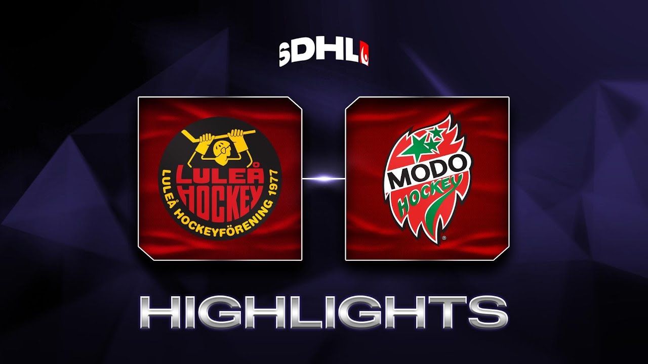 Luleå Hockey/MSSK vs. MoDo Hockey - Game Highlights - YouTube