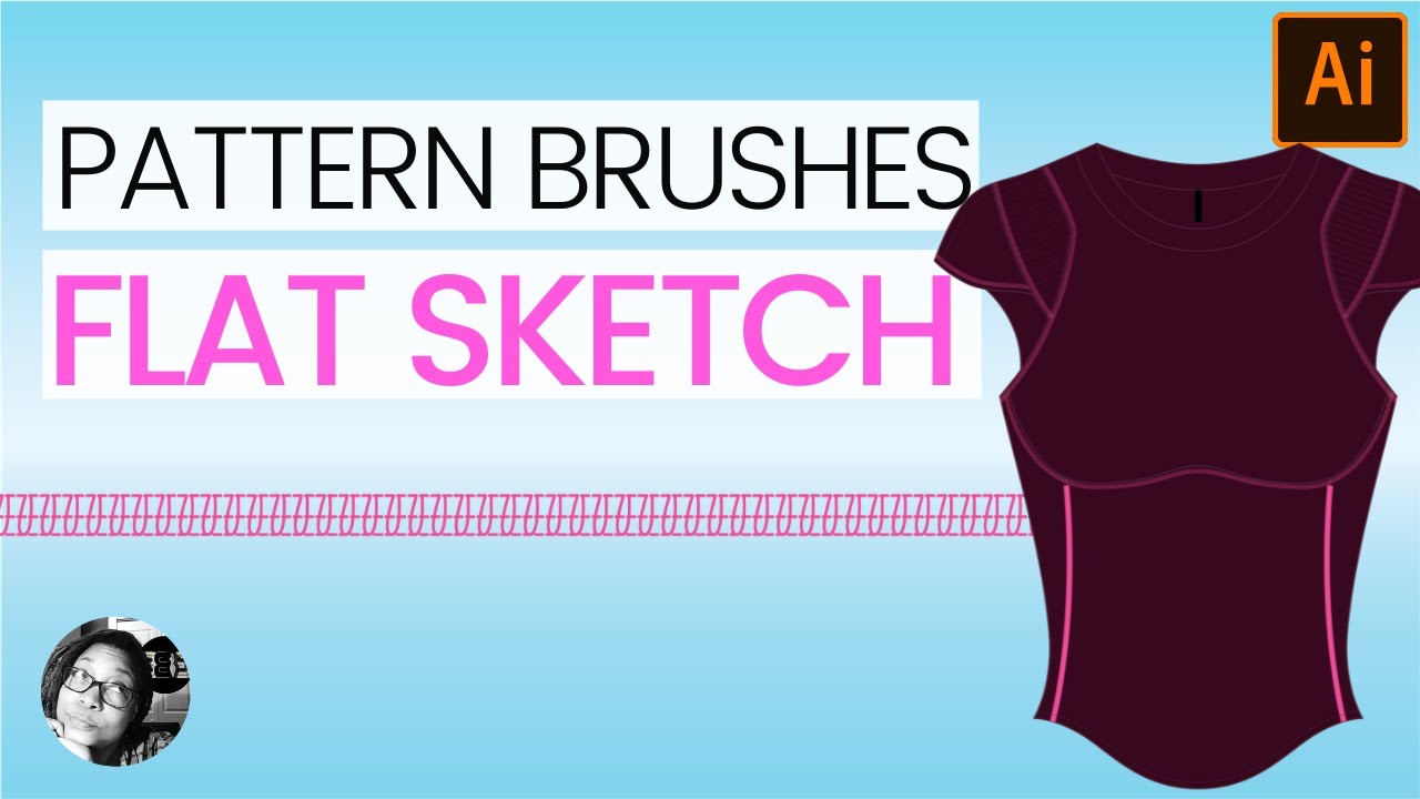 How To Create A Pattern Brush In Illustrator For A Flat Sketch Illustrator For Fashion Design How To Create A Pattern Brush In Illustrator For A Flat Sketch Illustrator For Fashion Design