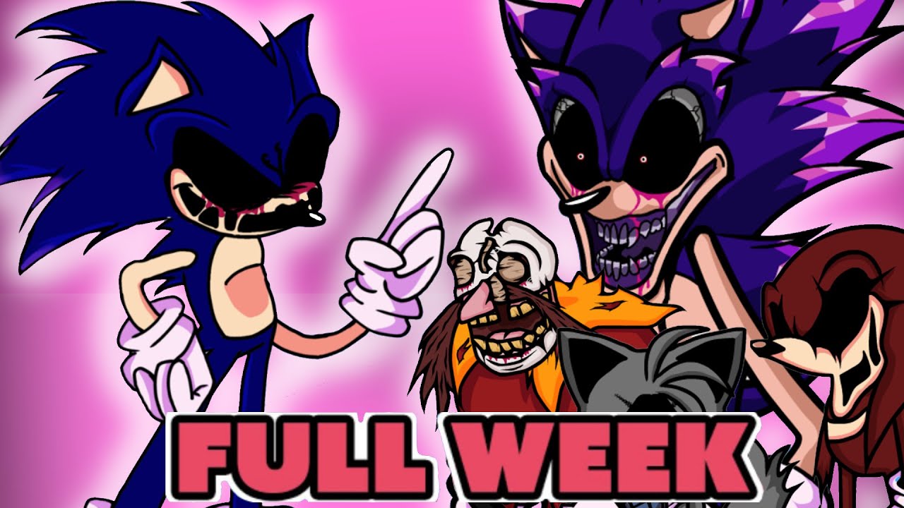 FRIDAY NIGHT FUNKIN Sonic.Exe VS Evil boyfriend FULL WEEK - YouTube