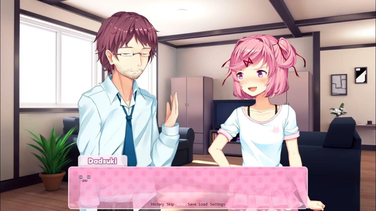 Natsuki & Dadsuki On Father's Day- A DDLC Fan Mod - YouTube