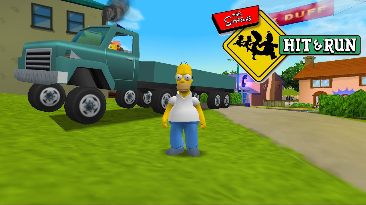 Simpsons Hit & Run Springfield Pool - Mobile Mod!!! - YouTube