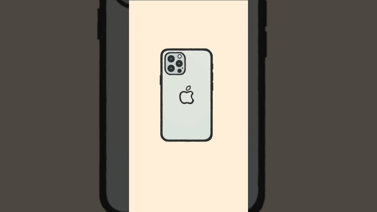 How to Draw APPLE IPHONE | #drawing - YouTube