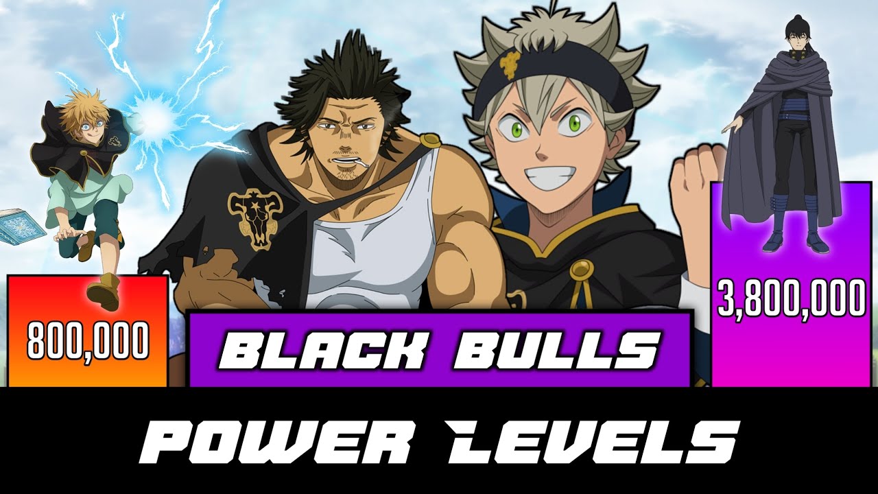 Black Bulls Power Levels - Black Clover Power Levels - SP Senpai 🔥 ...