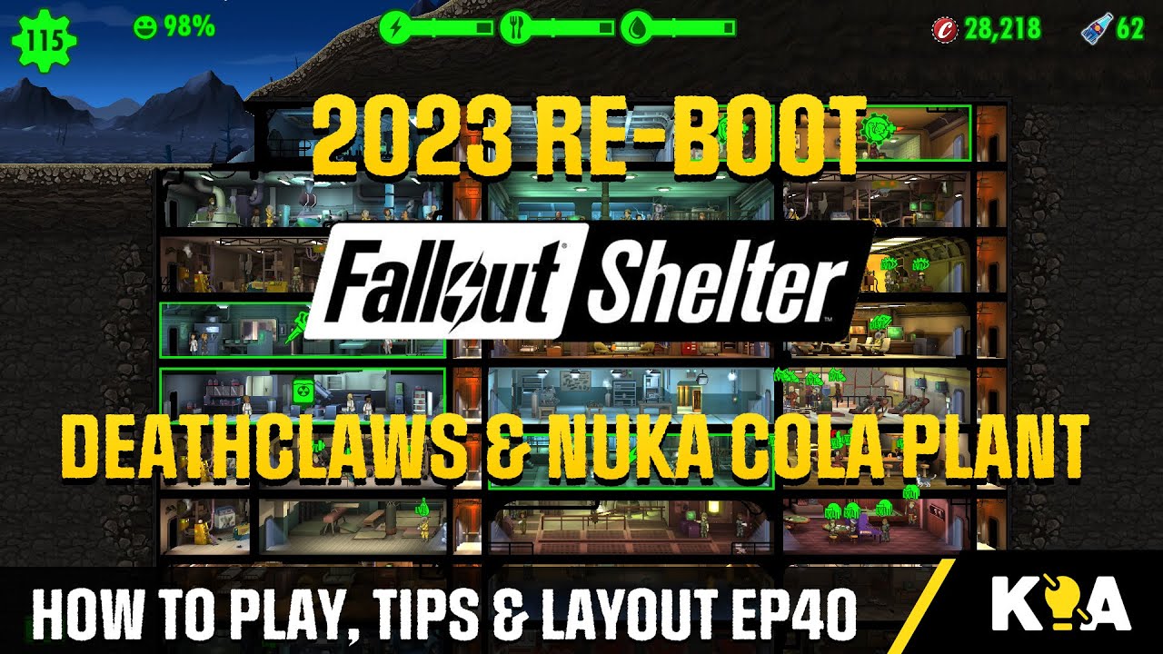 DEATHCLAWS & NUKA COLA PLANT - 2023 Re-Boot - Fallout Shelter - Episode ...