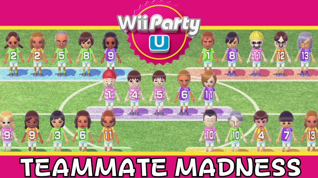 Wii Party U - Teammate Madness - Party Mode - YouTube