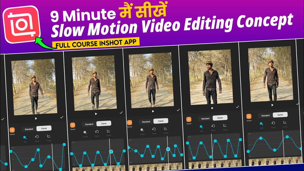 Slow Motion Video Editing In Inshot App | Slow Fast Motion Video ...