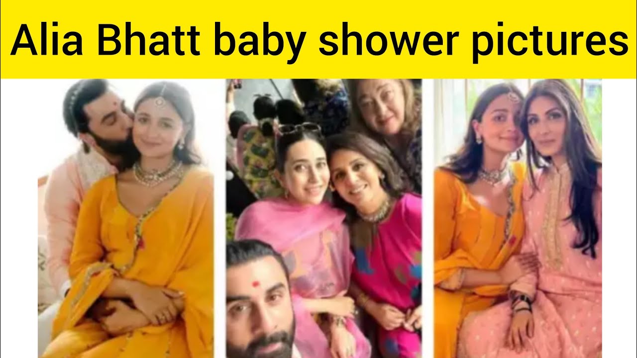 Alia Bhatt Baby Shower Pictures | Alia Bhatt & Ranbir Kapoor First Baby ...