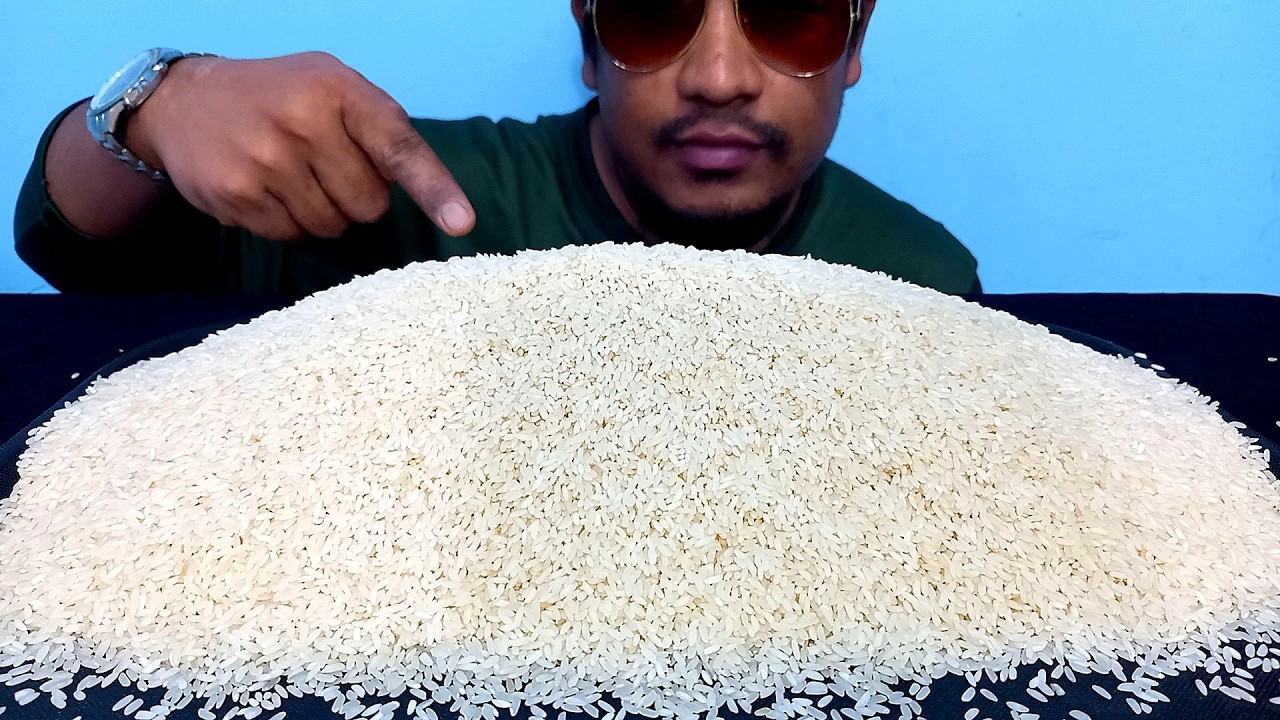 2KG HARD RAW RICE EATING CHALLENGE VIDEO | 2KG RAW RICE | RAW RICE ...