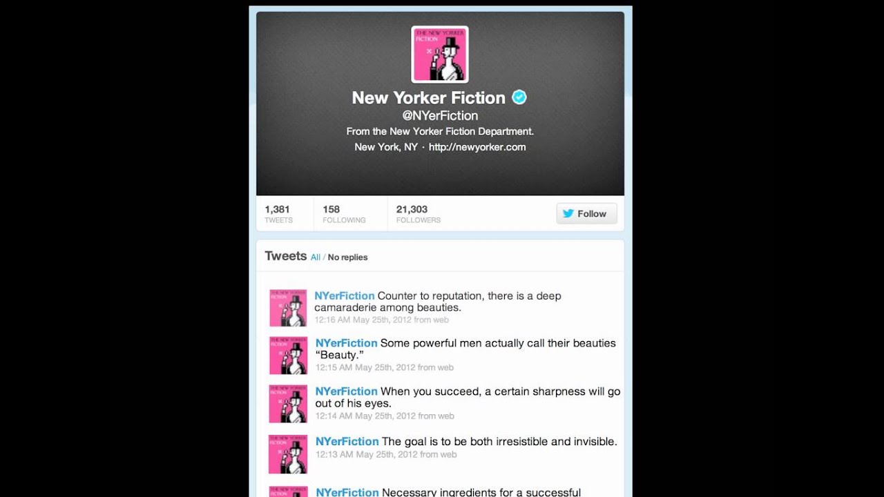 BLACK BOX (Jennifer Egan short story event in twitter) - YouTube