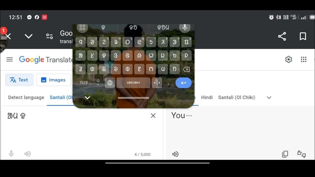 SANTALI NEW UPDATE VIDEO// GOOGLE TRANSLATE IN SANTALI OL CHIKI SCRIPT ...