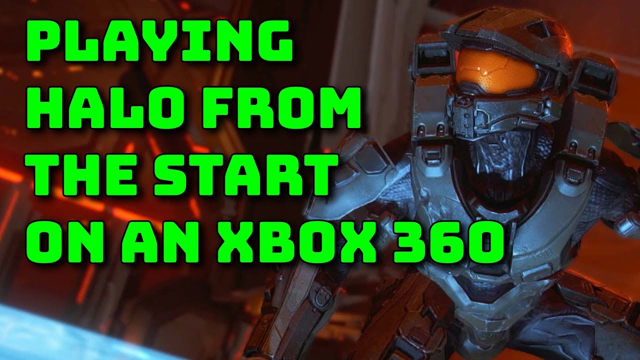 Play Halo from the start on your Xbox 360 - first 4 Master Chief main ...