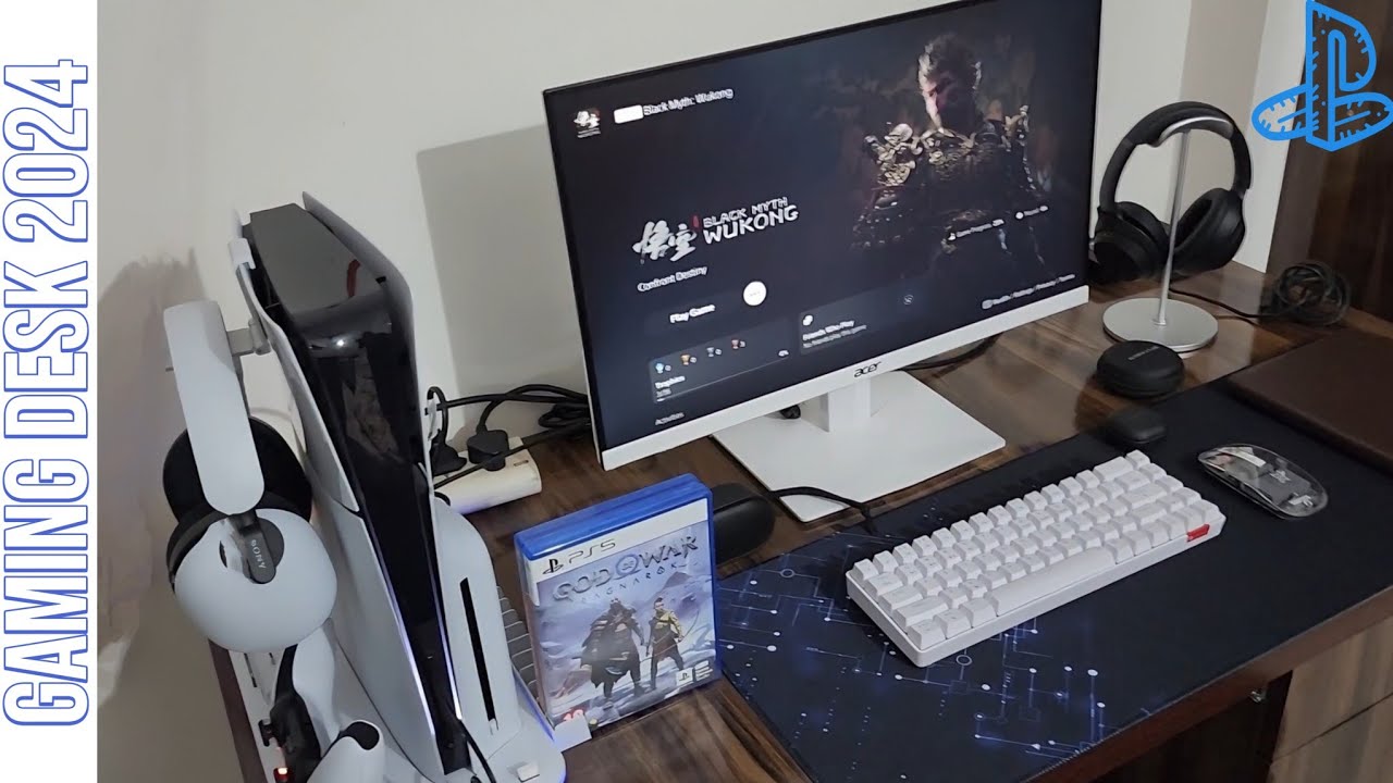 Epic Gaming Desk Tour with PS5 – My Ultimate Setup💕 - YouTube