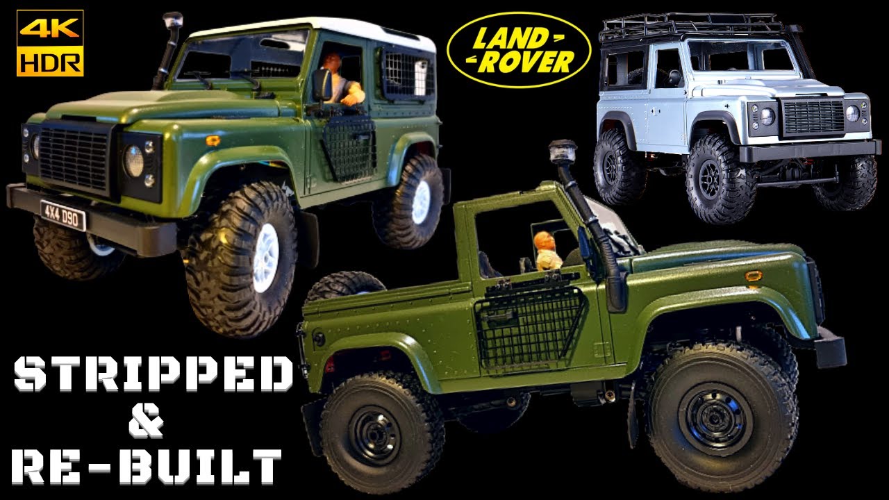 RC Car DEFENDER D90 Build Painted Custom Body Mods & Fitting ...