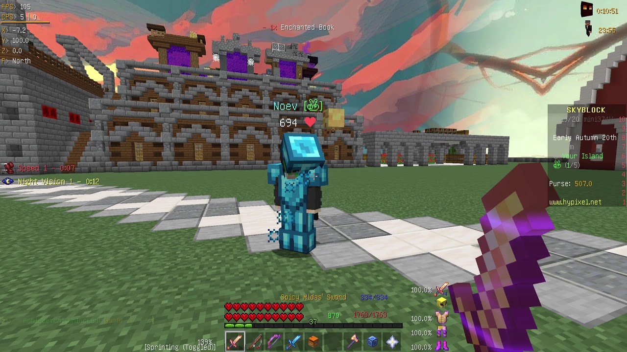 Finally getting a 50M Midas Sword | Hypixel Skyblock - YouTube