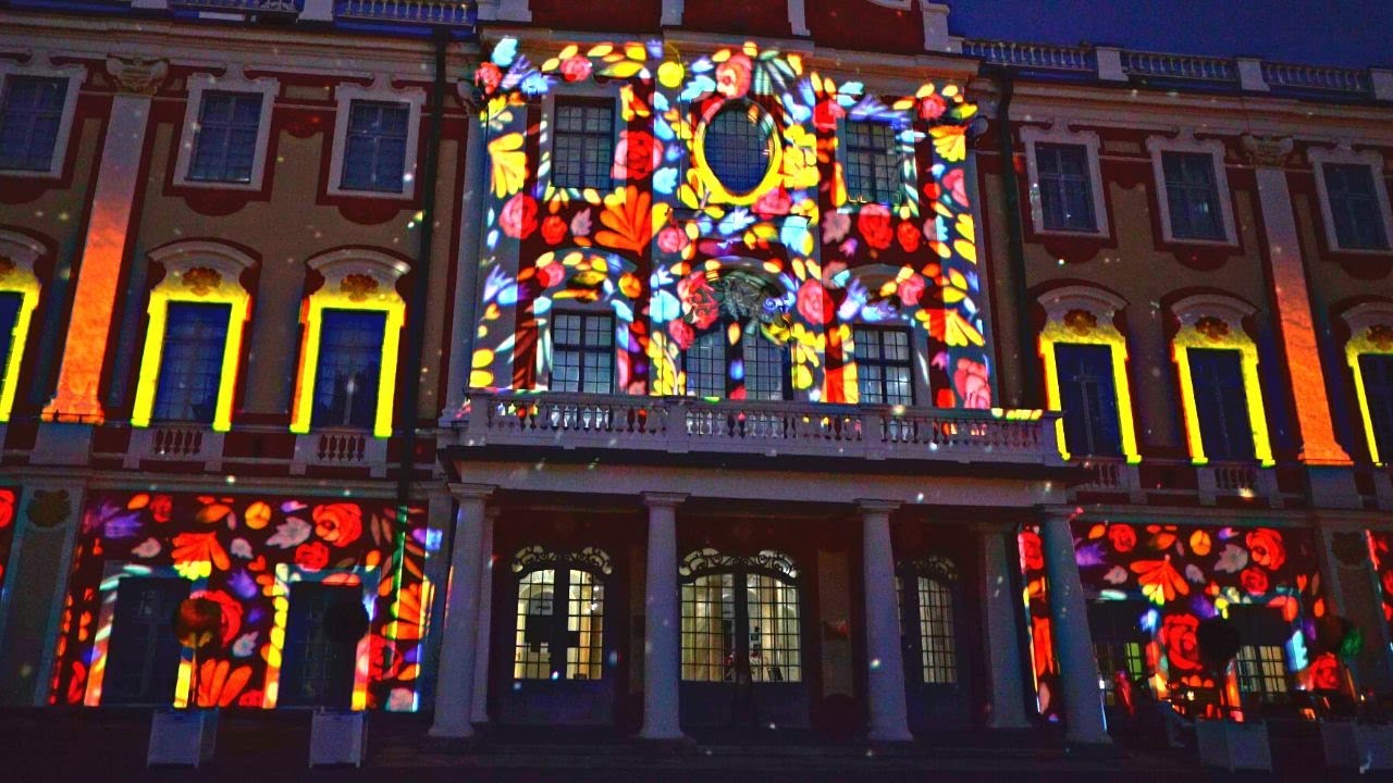 Kadriorg Palace Light Projections, The Wandering Lights Festival [4K ...