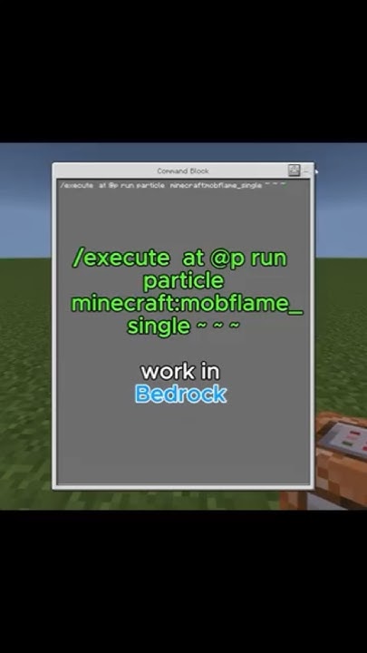 Minecraft crazy command /execute at @p run practical minecraft:mobflame ...