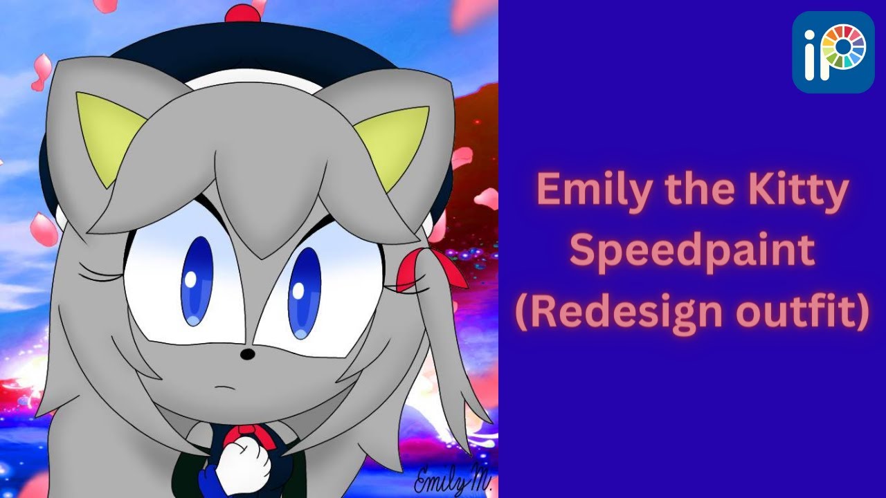 Emily the Kitty Speedpaint (New Outfit) - YouTube