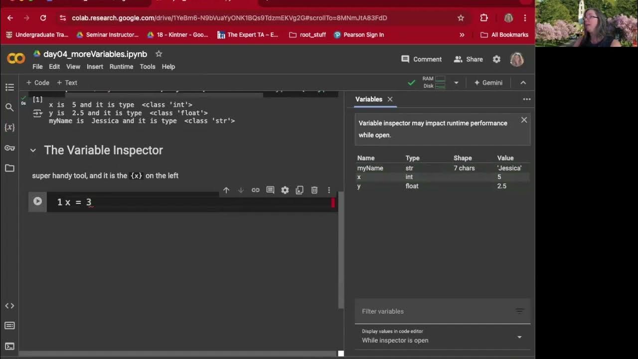Computational Physics Day 4: Variable Inspector, Lists, Arrays - YouTube