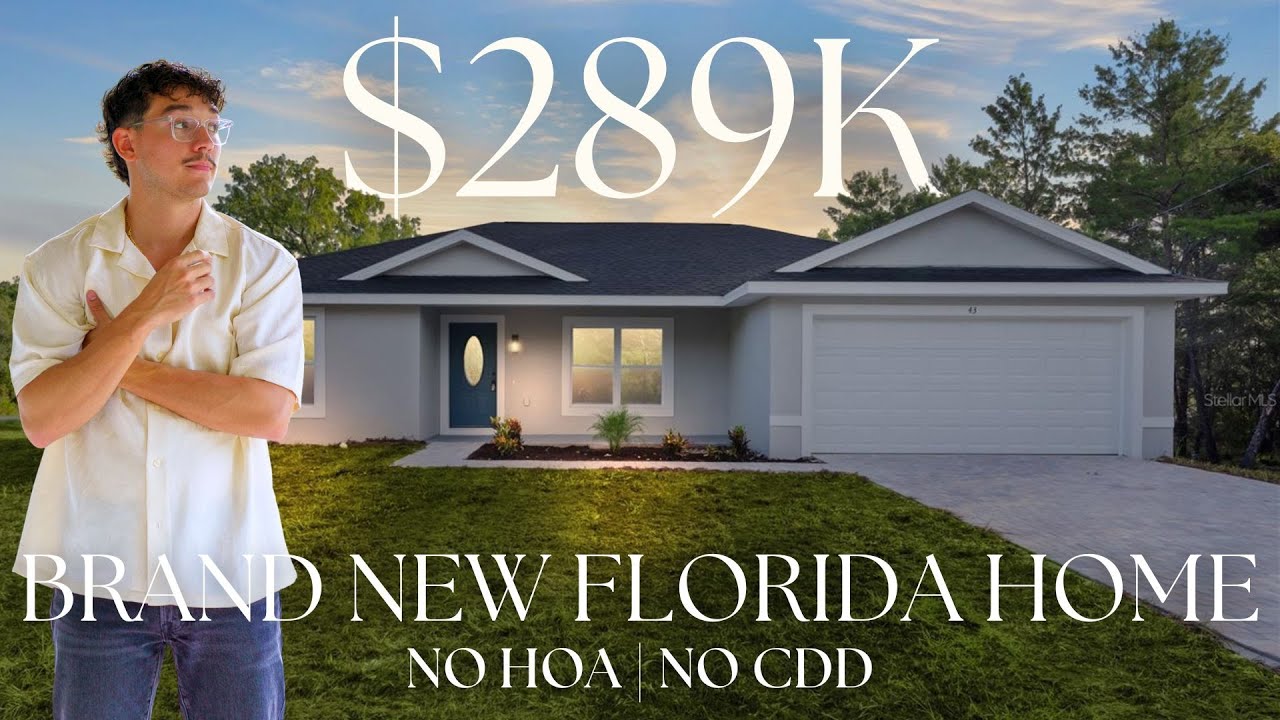 UNDER $290K!! STUNNING BRAND NEW HOME, NO HOA, NO CDD | OCKLAWAHA ...