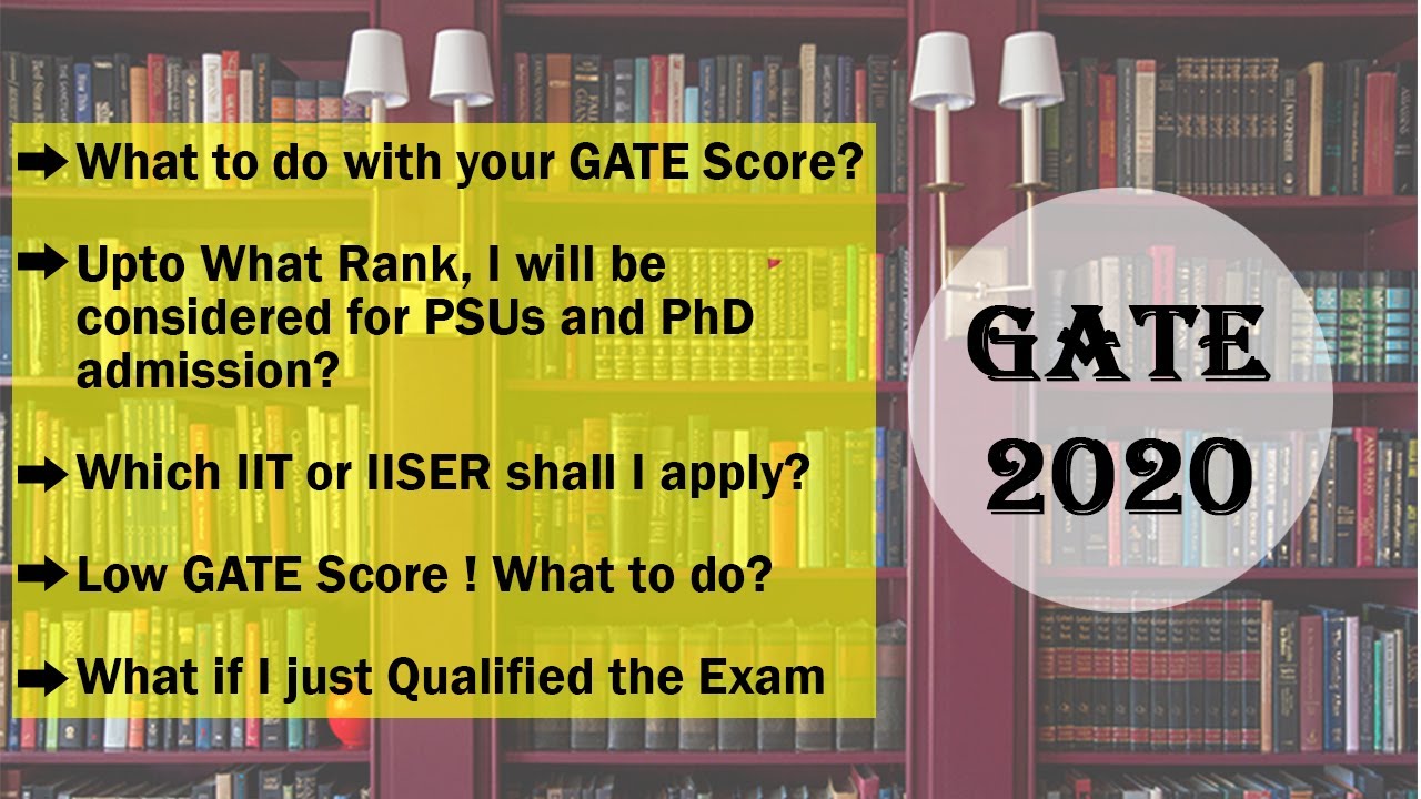GATE 2020 Result Announced | What to do with GATE Score | Which IIT to ...