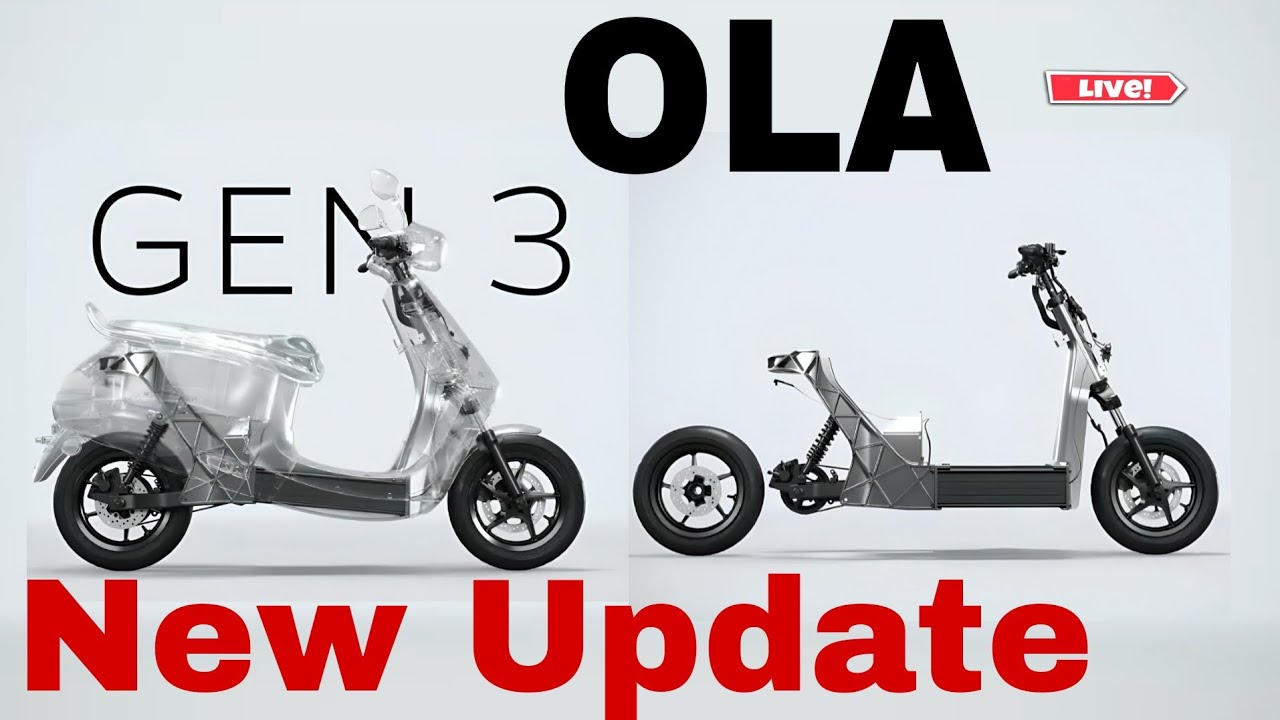 OLA New Updates GEN 3 Electric Scooters 🛵Models! Ola electric scooter ...