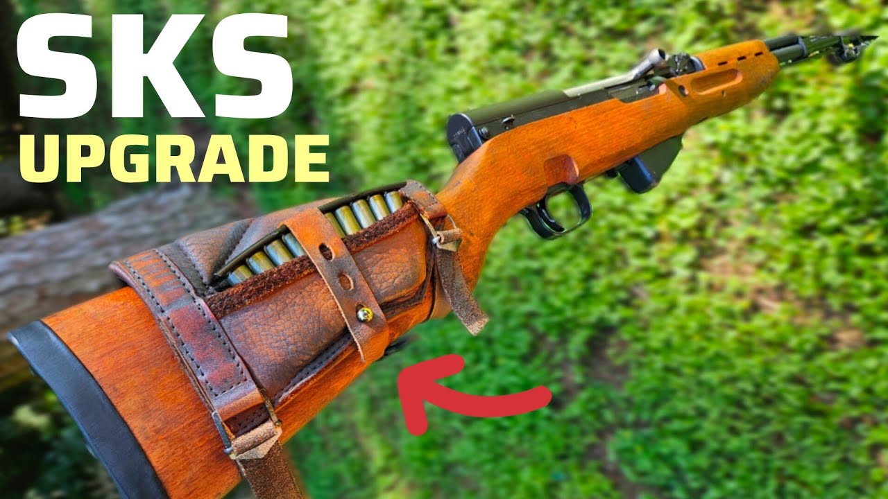 SKS Upgrade: Davranov cheek pad w/ stripper clip pouch. - YouTube
