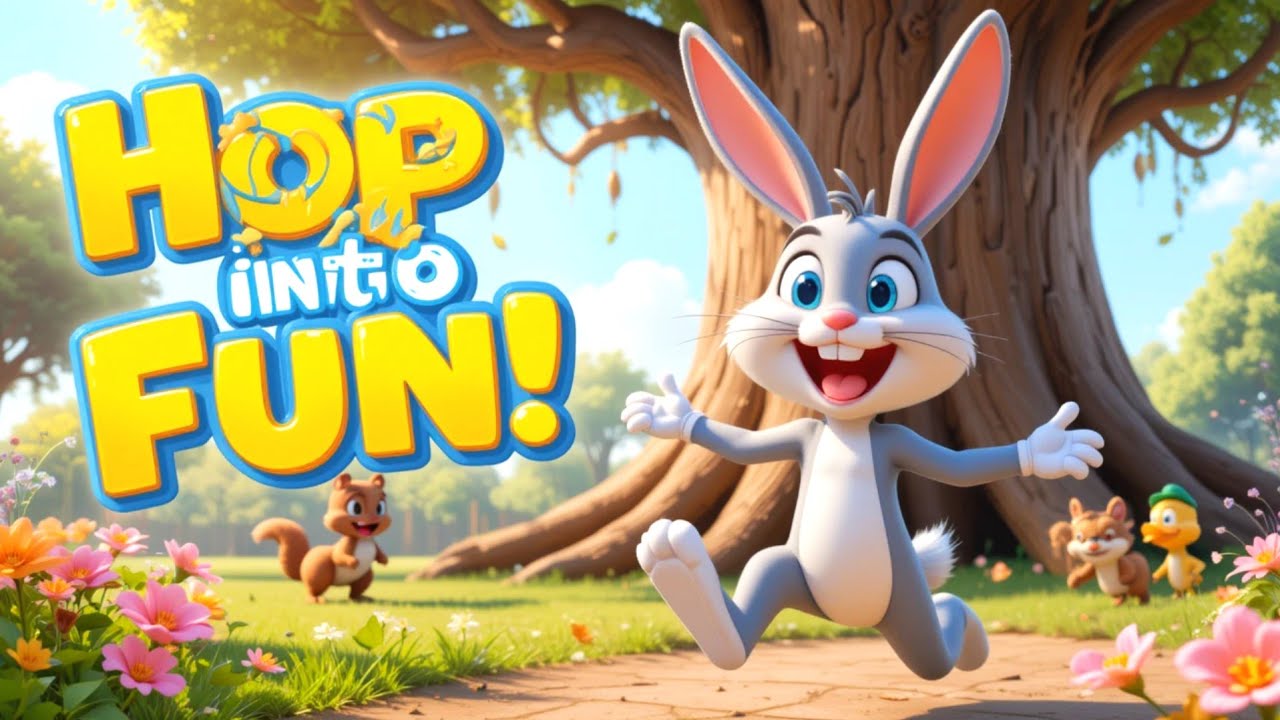 Jumpy the Bunny A Fun Kids Song with Joyful Animation! - YouTube