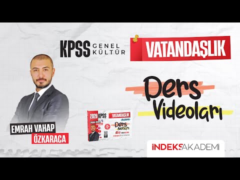 19 -2026 KPSS -Vatandaşlık -Temel Hukuk Bilgisi (Subjektif, Objektif İyiniyet) -Emrah Vahap ÖZKARACA