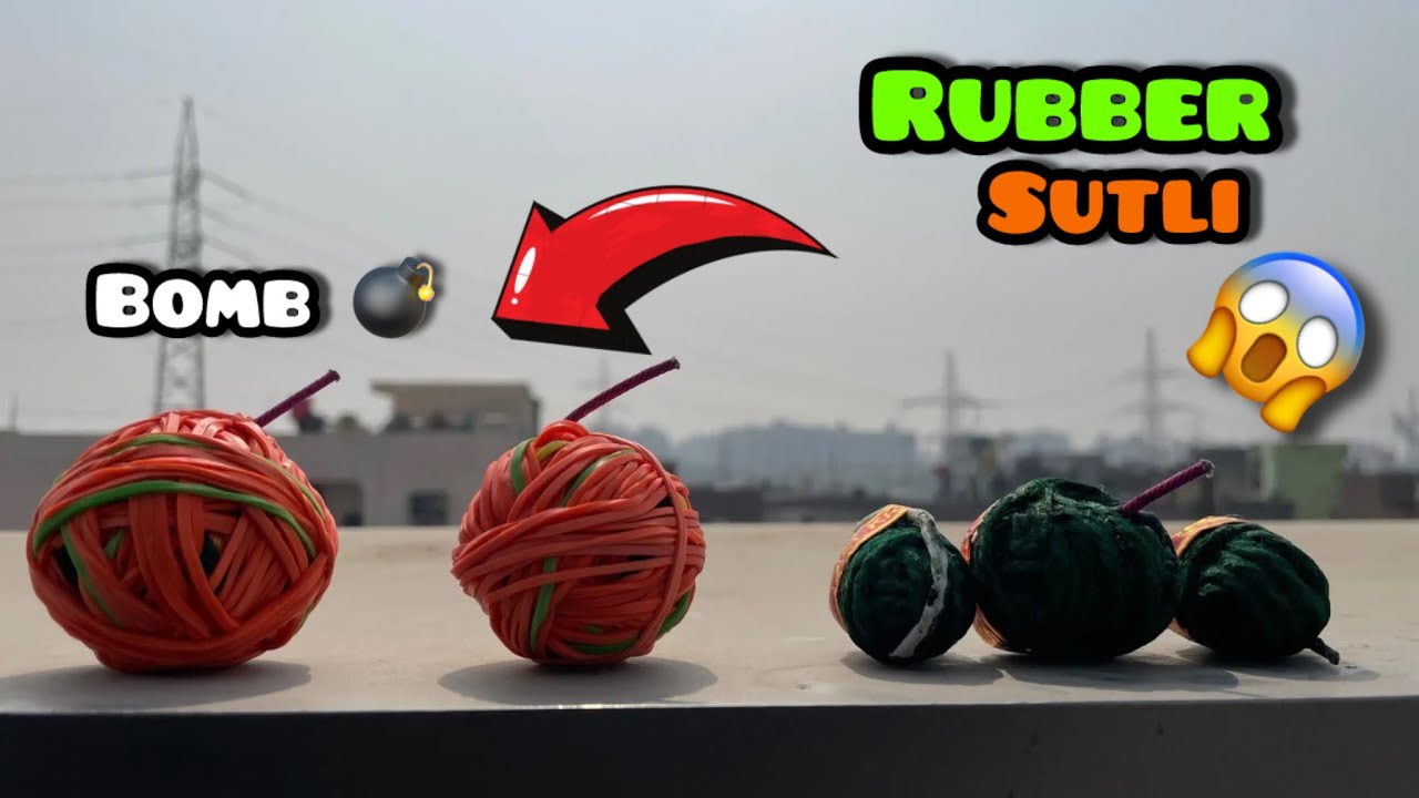 Sutli Bomb ( Big Rubber Sutli Bomb 😱) Crackers Testing I Diwali 2024 I ...