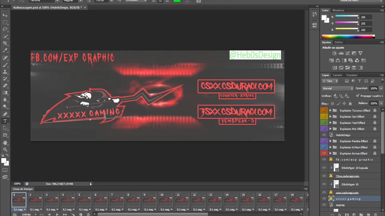 TeamSpeak 3 Haraketli Banner Yapma +PSD Li - YouTube