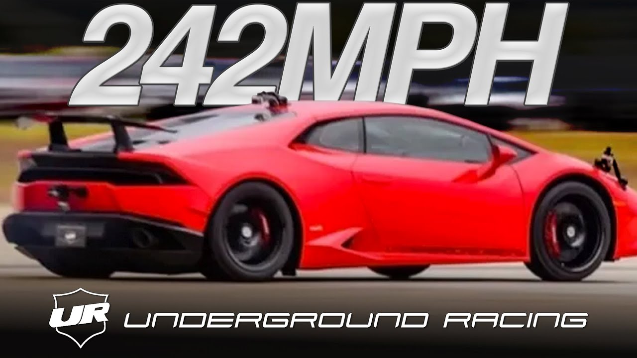 Underground Racing Drag965 Lamborghini Huracan DCT 1/2 mile Record ...