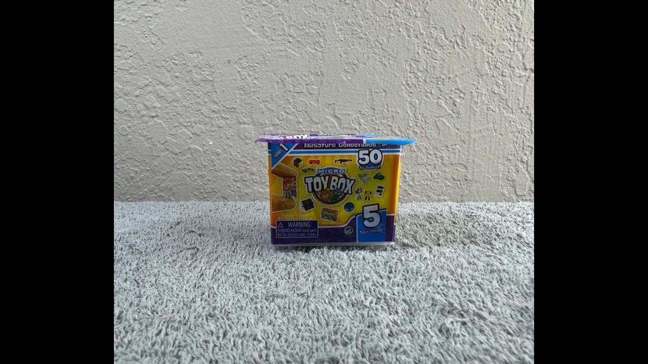 Micro Toy Box Series 1 Unboxing Part 2 - YouTube