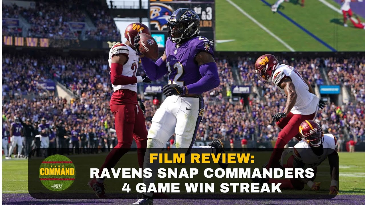 Film Review: Ravens Snap Commanders 4 Game Win Streak | Take Command - YouTube