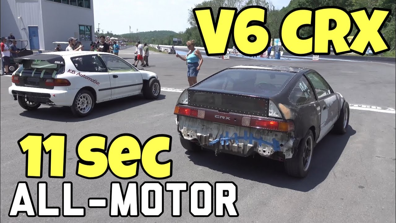 V6 Swapped CRX | Import Face-Off | Lebanon Valley Speedway | BMP ...