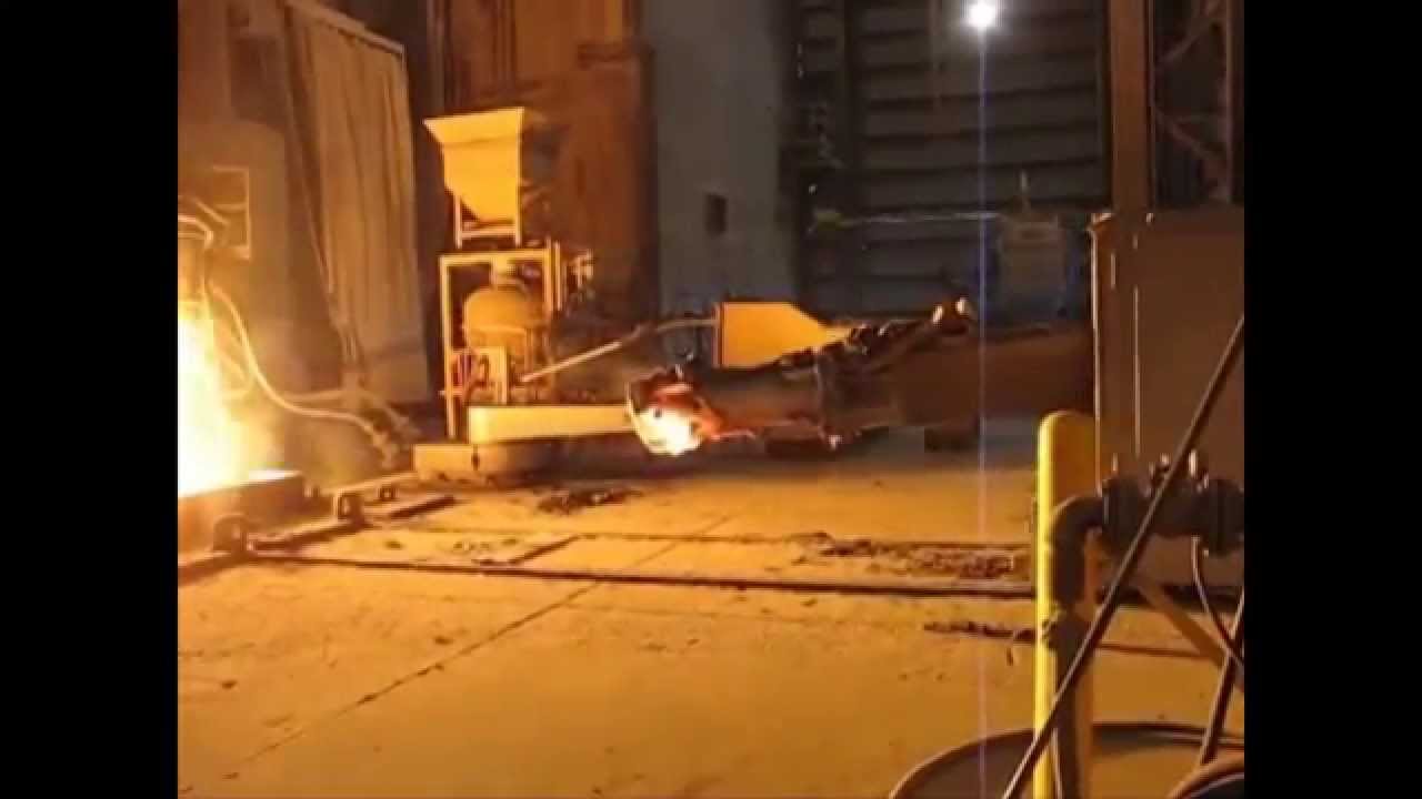 Motank slag door cleaning unit - frontal positioning - YouTube