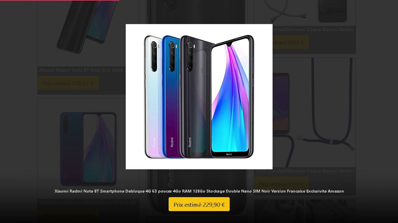 Xiaomi Redmi Note 8T Dual Sim 64GB 4GB RAM Gray - YouTube