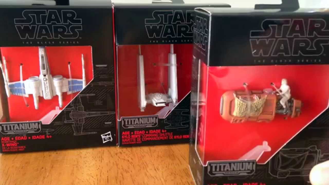 NEW STAR WARS TITANIUM SERIES | THE FORCE AWAKENS - YouTube