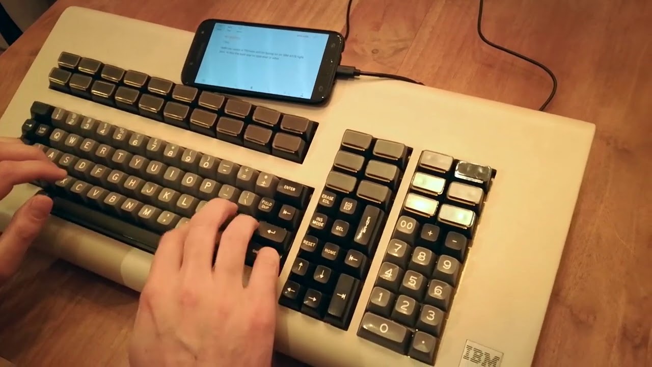 The BEST way to type on a mobile phone, clearly. - YouTube
