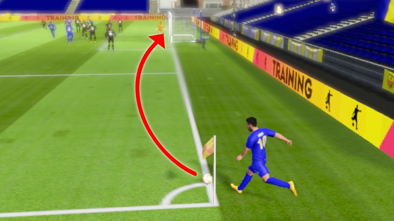 How to Score Direct Corner Kick Easily (DLS) - YouTube