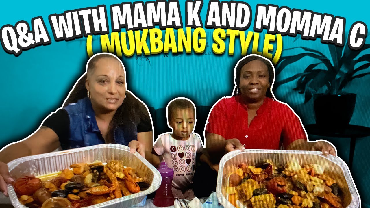 Q&A Mukbang with Mama K and Momma C - YouTube