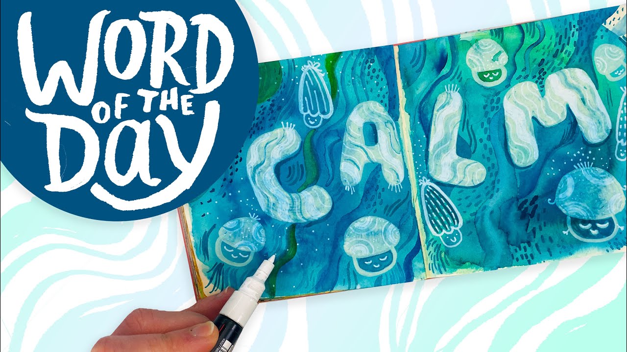 Daily Drawing - Word Of The Day - Hand Lettering - Drawing Challenge ...