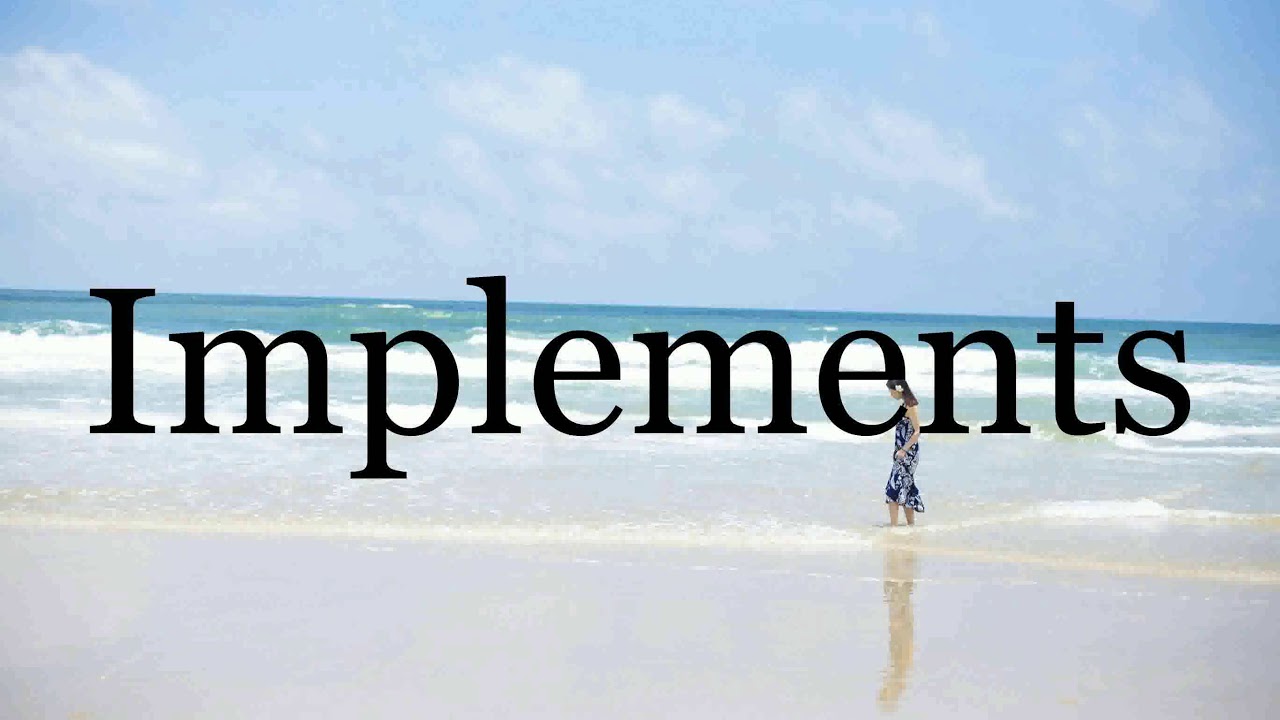 Implement Meaning implement-meaning