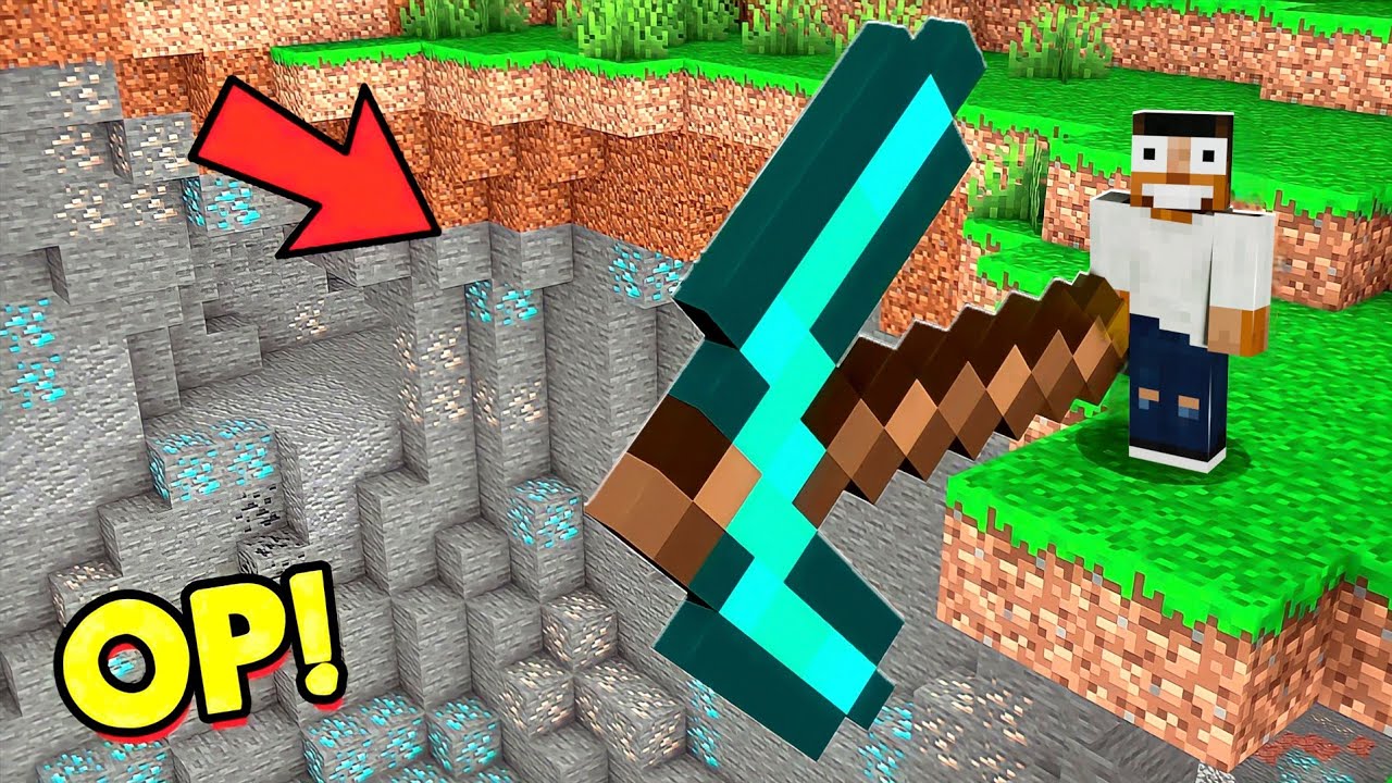 Minecraft, But Items are Giant || Minecraft Mods || Minecraft gameplay ...